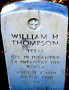 CPL William Harrel Thompson - Korean War Project